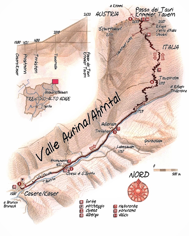 Il Passo dei Tauri/Krimmler Tauern – sentieri d'autore